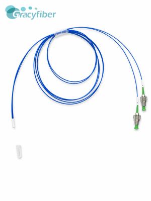 China 4CH PMFA Block 10x1x1.5mm 127μm Pitch Corning PM1310 FC/APC 0.9mm Tube High Precision for sale
