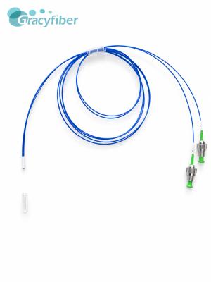 China 4CH PM Fiber Array Borofloat 33 V-Groove 127μm Pitch 15° Angle Corning PM1310 Slow Axis Aligned High ER 25dB for sale