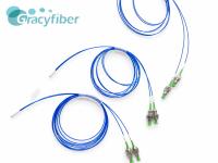 China 24CH Polarization Maintaining Fiber Array 127μm Pitch Corning PM1550 FC/APC 0 Degree for sale