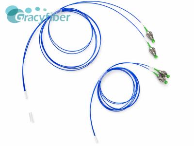China 24CH Polarization Maintaining Fiber Array 127μm Pitch Corning PM1550 FC/APC 0 Degree for sale