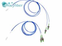 China 24CH PM Fiber Array 127μm Pitch 0° Flat Polish Corning PM1550 High ER 25dB Low IL 0.3dB for sale