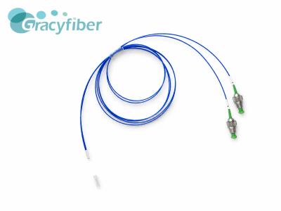 China 24CH PM Fiber Array 127μm Pitch 0° Flat Polish Corning PM1550 High ER 25dB Low IL 0.3dB for sale