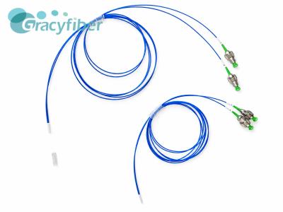 China 8 Channel Polarization Maintaining Fiber Array PM980XP 250μm Pitch 0 Degree Low IL 0.3dB PMFA for sale