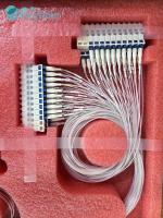 China 40CH 100GHz DWDM AAWG Module Flat Top C21 C60 Low Loss Mux Demux LC UPC for C Band Optical Network for sale