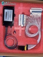 China 100GHz 40CH DWDM AAWG Module Flat Top C15 C34 C41 C60 Low Insertion Loss Fiber Optic Mux Demux for sale