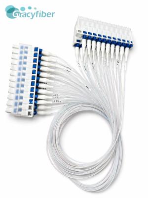 China 40 Channel 100GHz Flat Top DWDM AAWG Module C15 C34 C41 C60 LC UPC Fiber Optic Multiplexer Demultiplexer for sale