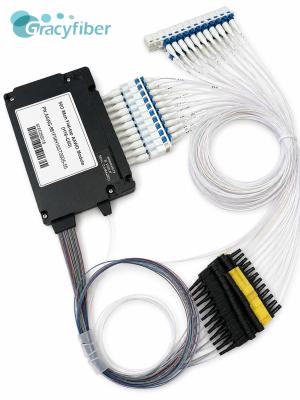 China 32CH 100GHz DWDM AAWG Module Gaussian C21 C52 1310nm FWDM Low Loss LC UPC for sale