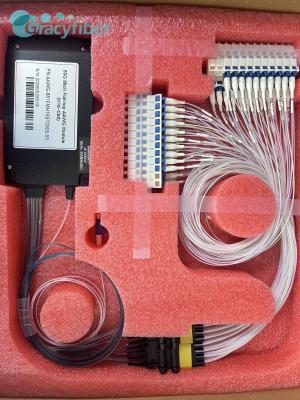 China 100G 48-Channel DWDM AAWG Gaussian Block 100GHz C-Band with 1510nm Upgrade Port LC/UPC for sale
