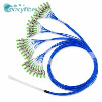 China 32CH PM Fiber Array 127um Pitch Polarization Maintaining Fiber Array Low Insertion Loss 0.3dB High PER 23dB for Silicon Photonics for sale