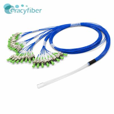 China 32CH PM Fiber Array 127um Pitch Polarization Maintaining Fiber Array Low Insertion Loss 0.3dB High PER 23dB for Silicon Photonics for sale