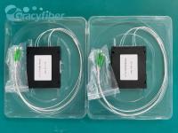 China 2CH 1550 1625nm Mux Demux Module Fiber Optic WDM Low Insertion Loss 1.5dB LC UPC LC APC for sale