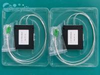 China 12 Channel 1x2 FWDM Module 1650nm Reflect 1260-1620nm Pass MPO APC LC APC ABS Box for sale