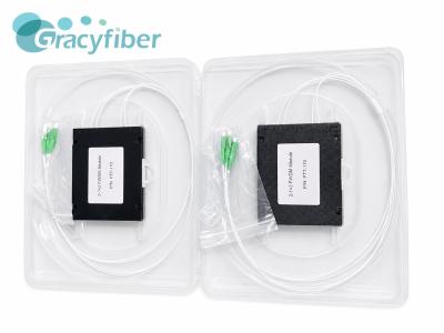 China 12CH 1x2 FWDM Cascaded Module 1260-1620nm Pass 1650nm Reflect OTDR MPO APC LC APC Fiber WDM Filter for sale