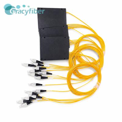 China 4CH O Band LWDM Mux Demux Module 800G LAN WDM Low Insertion Loss FC APC 100x80x10mm ABS Box for sale
