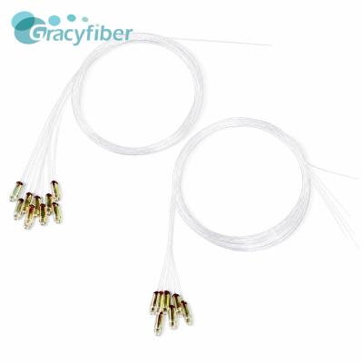 China Mini Single Fiber Collimator LC UPC 1260-1620nm Low Insertion Loss 0.3dB Corning LBL Fiber for Optical Module for sale