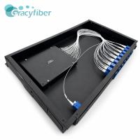 China 32CH 150GHz DWDM AAWG Mux Demux Module 800G ZR C14.5 C61 Low Loss LC UPC 19 Inch 1U Rack Mount for sale