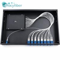 China C Band 32CH 150GHz AAWG Mux Demux Module Low Loss LC UPC for DWDM 800G ZR Optical Transmission for sale