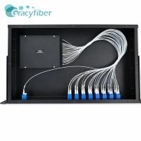 China C Band 32CH 150GHz AAWG Mux Demux Module Low Loss LC UPC for DWDM 800G ZR Optical Transmission for sale