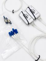 China 4CH CWDM Module 1270-1330nm Low Loss 1x4 Fiber Optic Mux Demux FC APC 2.0mm Cable 1.5m for sale