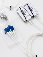 China 4CH CWDM Module 1270-1330nm Low Loss 1x4 Fiber Optic Mux Demux FC APC 2.0mm Cable 1.5m for sale