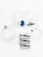 China 4 Channel Compact CWDM Mux Demux 1271 1291 1311 1331nm Low Loss Fiber Optic Module for sale