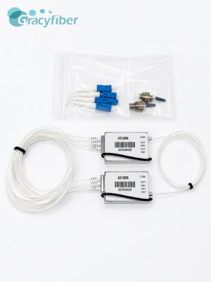 China 4 Channel Compact CWDM Mux Demux 1271 1291 1311 1331nm Low Loss FC LC for sale