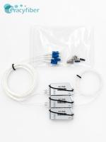 China 4CH CWDM Module 1270-1330nm Low Loss 1x4 Fiber Optic Mux Demux FC APC 2.0mm Cable 1.5m for sale