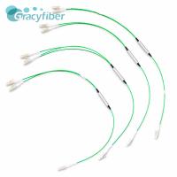 China 1x2 Tap WDM MM T30 R70 Multimode Fiber Coupler 850 950nm OM5 Corning Fiber LC UPC for Optical Monitoring for sale