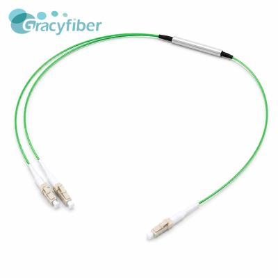 China 1x2 MM Tap WDM Module 850 950nm T50 R50 OM5 Multimode Fiber Tap Coupler Low Loss LC UPC Connector for sale