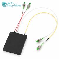 China 1550nm Single Mode Cascaded FBT Coupler Module 5 95 and 50 50 G657A1 Fiber FC APC Custom Path Matched ABS Box for sale