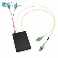 China 1060nm FBT Coupler Module Hi1060 Fiber Cascaded 5 95 and 50 50 Optical Coupler Module FC APC ABS Box for Fiber Laser System for sale