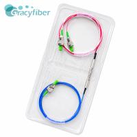 China 1650nm Dual Stage 3 Port Optical Circulator P Grade SMF 28e Low Loss High Isolation FC APC Steel Tube for sale