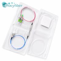China 1650nm Dual Stage 3 Port Fiber Optic Circulator P Grade SMF 28e Low Insertion Loss High Isolation FC APC Steel Tube for sale