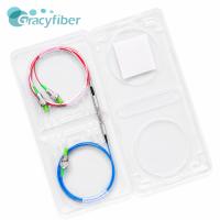 China High Isolation 1650nm 3 Port Optical Fiber Circulator SMF 28e FC APC FC PC for OTDR and Optical Line Monitoring for sale
