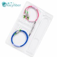 China 1650nm 3 Port Fiber Optic Circulator Polarization Insensitive P Grade High Isolation Low Loss with FC APC and FC PC Connectors for sale