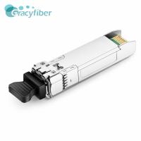 China 10G CWDM SFP+ Transceiver 1271 to 1611nm 10km Duplex LC DFB Laser PIN Receiver Single Mode Optical Module with DDM for sale