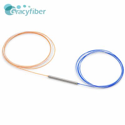 China 2x2 5/95 FBT Fiber Coupler Corning 1060 200kpsi Low Insertion Loss Low PDL with FC APC on 95 Percent Output，Specializing in the manufacture of passive optical components for sale