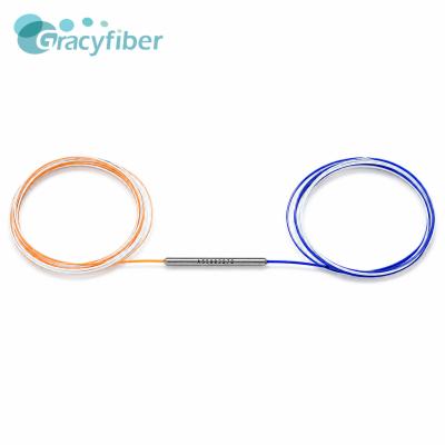 China 2x2 5/95 FBT Coupler Corning 1060 Fiber Low Loss Low PDL 0.9mm Loose Tube FC APC 95 Percent Output，Passive Optical Components for sale