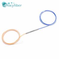 China 2x2 50/50 FBT Fiber Coupler Corning HI1060 200kpsi Fiber Low Insertion Loss Low PDL Connectorless Steel Tube，Passive Optical Components Manufacturer for sale