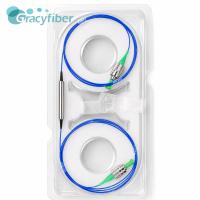 China 1550nm Dual Stage PM Fiber Isolator 500mW Corning PM1550 Slow Axis High Isolation Low Loss FC APC Steel Tube，Passive Optical Components for sale