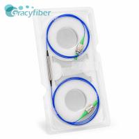 China 1550nm Dual Stage PM Fiber Isolator 500mW Corning PM1550 Slow Axis High Isolation Low Loss FC APC Steel Tube，Passive Optical Components for sale
