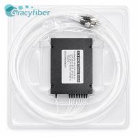 China 8CH MWDM Mux Module 1271.5–1341.5nm 10nm Spacing Low Insertion Loss FC UPC 100×80×10mm ABS Box，Passive Optical Components for sale
