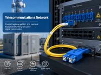 China LC to SC Single Mode Duplex Fiber Optic Patch Cord LC-SC Optical Patch Cable PVC LSZH Fiber Jumper for Data Center Telecom Network for sale