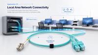 China LC to SC Multimode Duplex Fiber Optic Patch Cord LC-SC Fiber Patch Cable Dual Core Optical Jumper for Data Center LAN Enterprise Network for sale