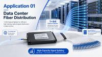 China 1x64 optical splitter，1x64 PLC Fiber Optic Splitter 64 Port Optical Power Splitter for FTTH PON Passive Optical Network for sale