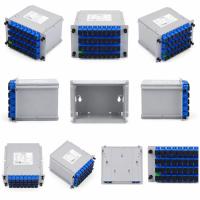 China 1x32 optical splitter，1x32 Passive Optical Splitter Fiber Optic Distribution Device 1 Input 32 Output Low Loss for Telecom Operator PON Access Network for sale