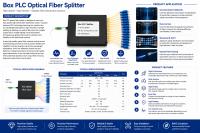 China Box PLC optical fiber splitter，Box PLC Fiber Optic Splitter Passive Optical Power Splitter Low Insertion Loss High Uniformity for FTTH PON Telecom CATV Data Center Network for sale