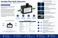 China variable fiber optic attenuator，Variable Fiber Optic Attenuator VOA 1310nm 1550nm Adjustable Optical Attenuator for Fiber Network Telecom Data Center Optical Testing for sale