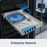 China 6 port lc fiber patch panel，6 Port LC Fiber Patch Panel Compact Fiber Optic Distribution Cable Management Panel Data Center Telecom Network for sale