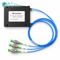 China PM Combiner 1310nm 2x1 Polarization Maintaining Fiber for sale
